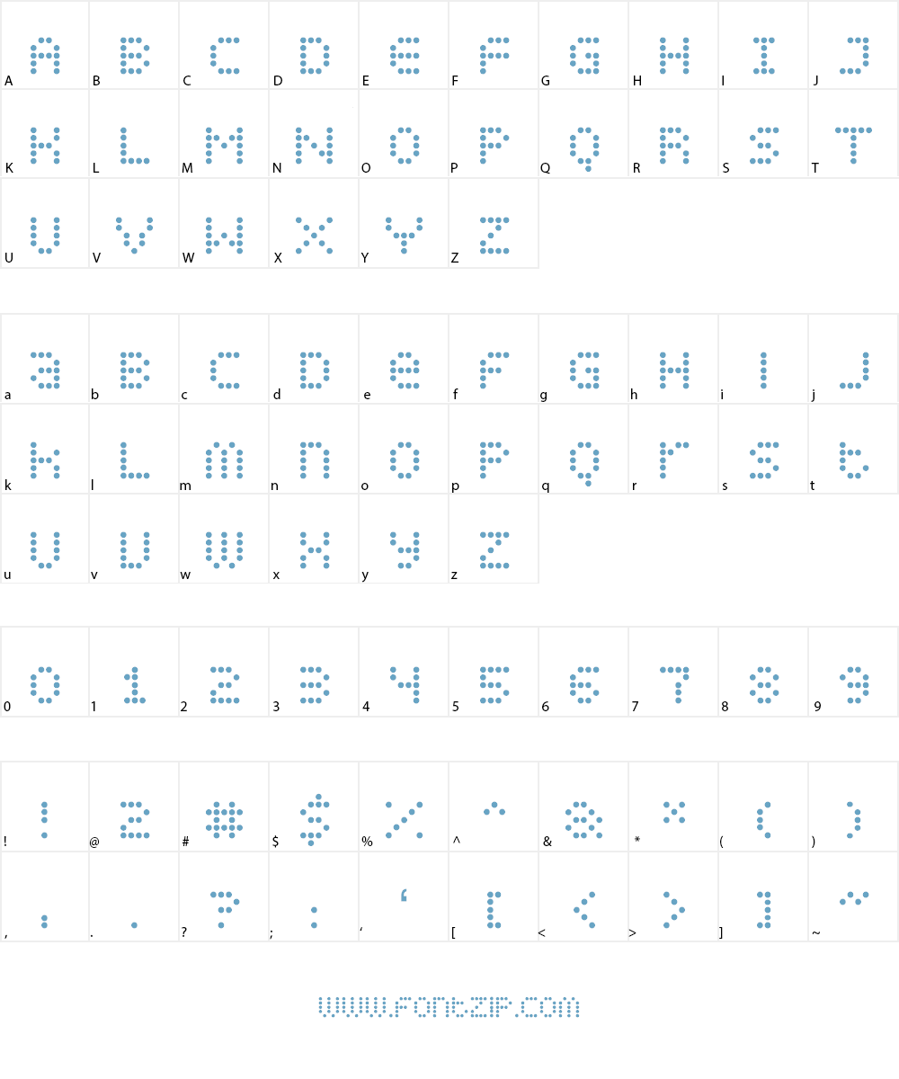 Download Font Display Dots