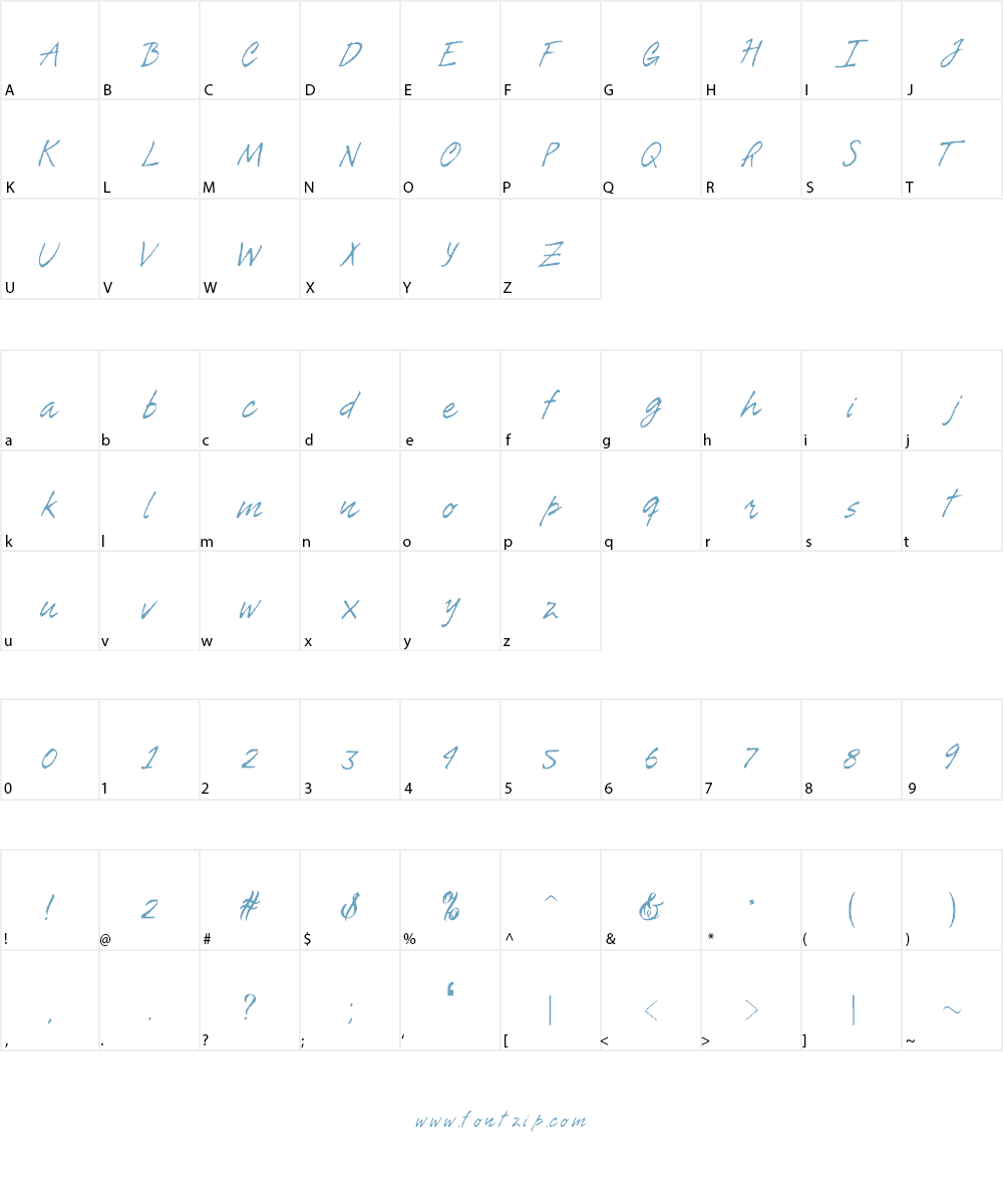 Download Font Tiza Script