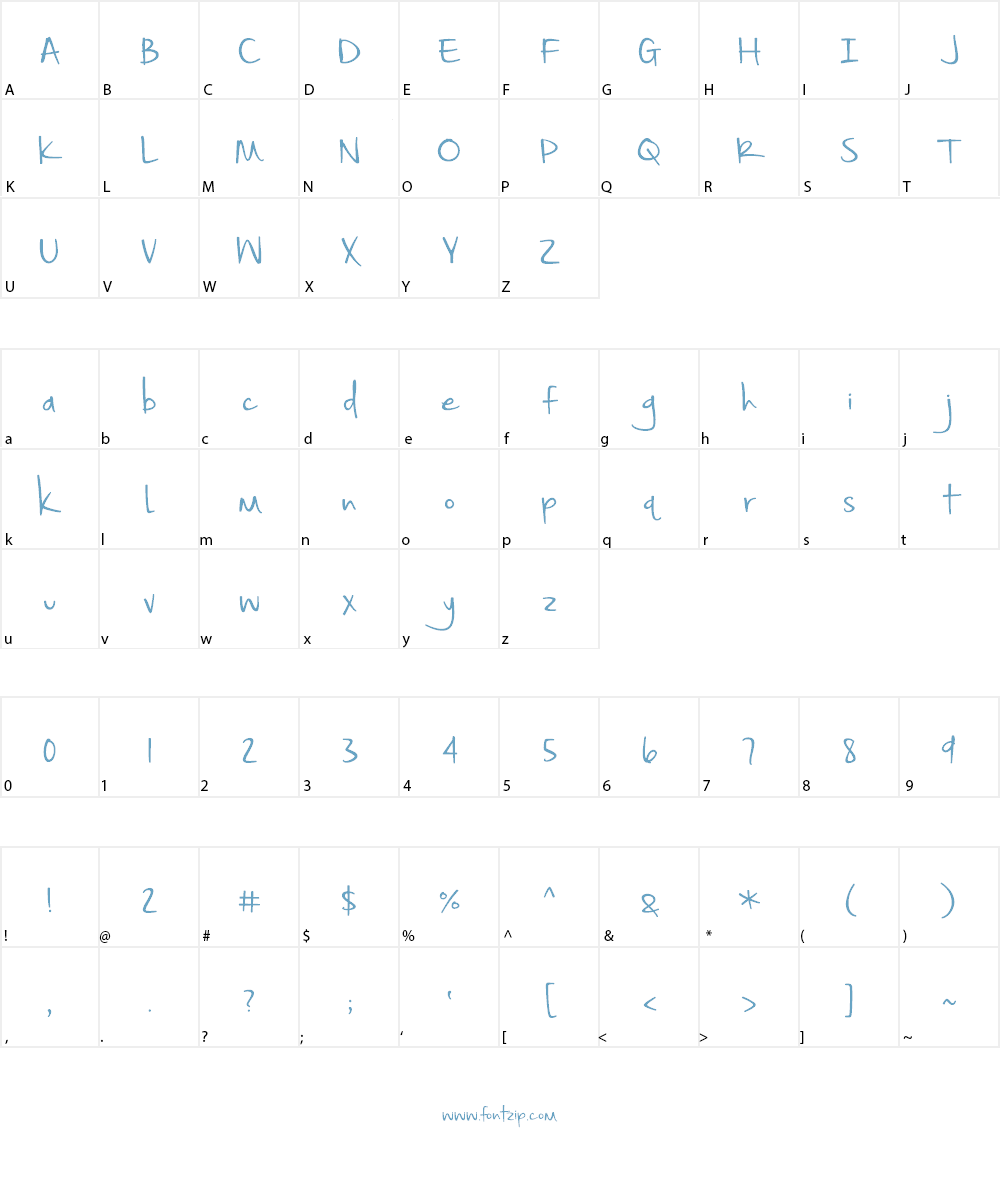 Download Font Small Town Skyline